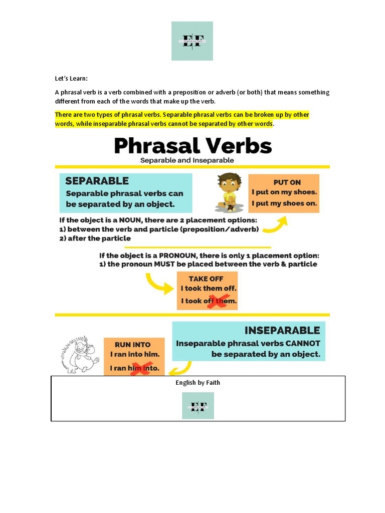 Understanding Phrasal Verbs | PDF