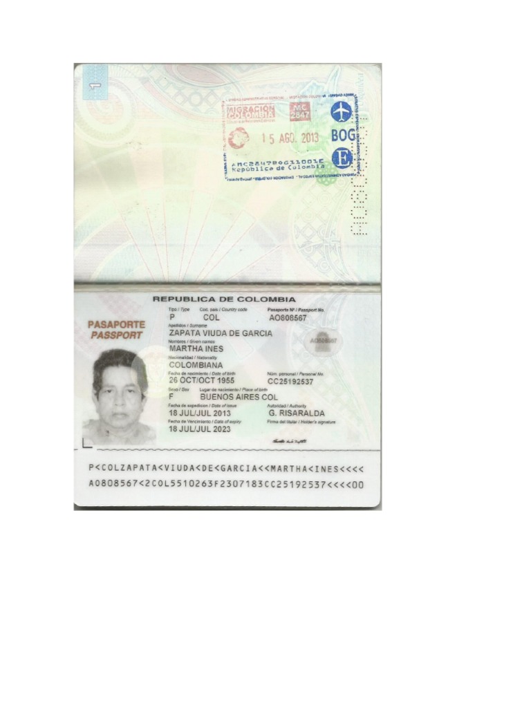 Pasaporte Mama | PDF