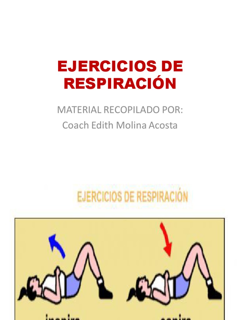 Ejercicios de Respiración 2018 | PDF | Respiración