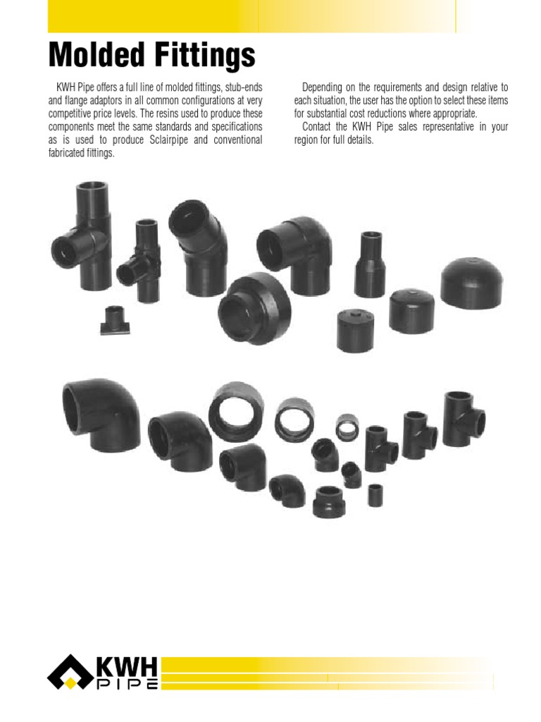 5. CATALOGO FITING MOLDED HDPE - KWH PIPE | PDF