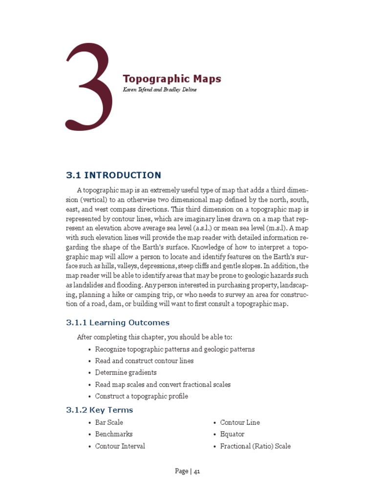 Topographic Maps for Beginners | PDF | Social Science