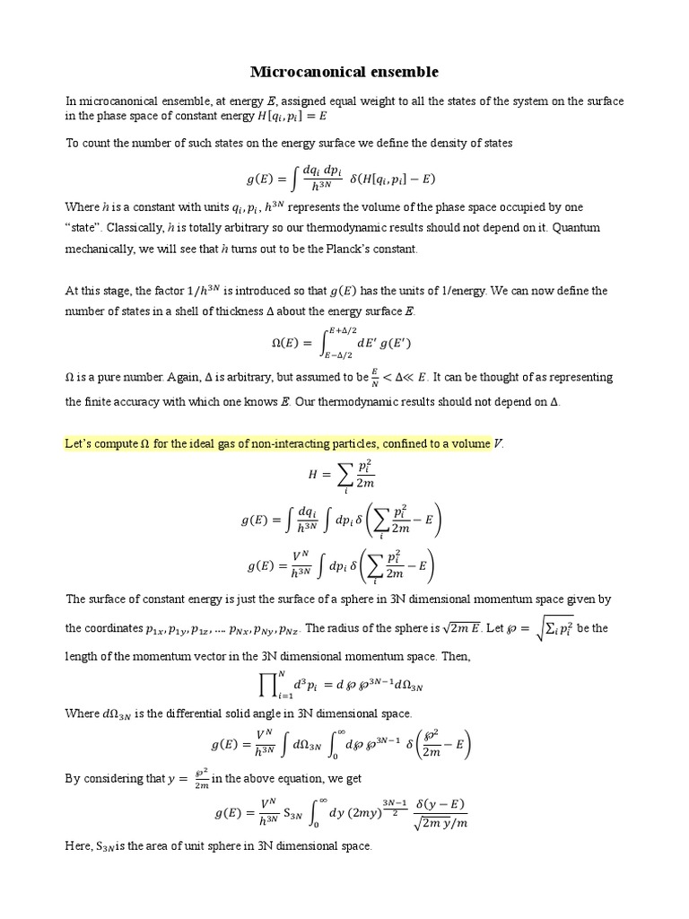 Statistical Physics (MSC Phy) 2 | PDF | Teaching Methods & Materials