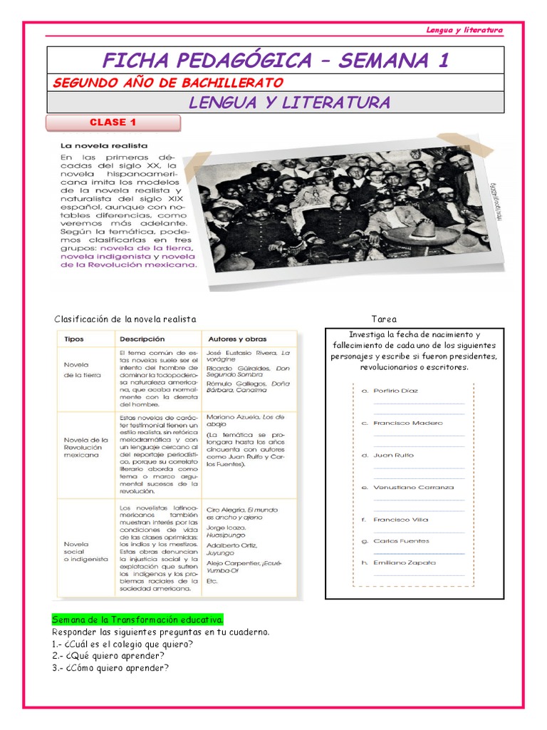 Ficha 2do. Bgu | PDF