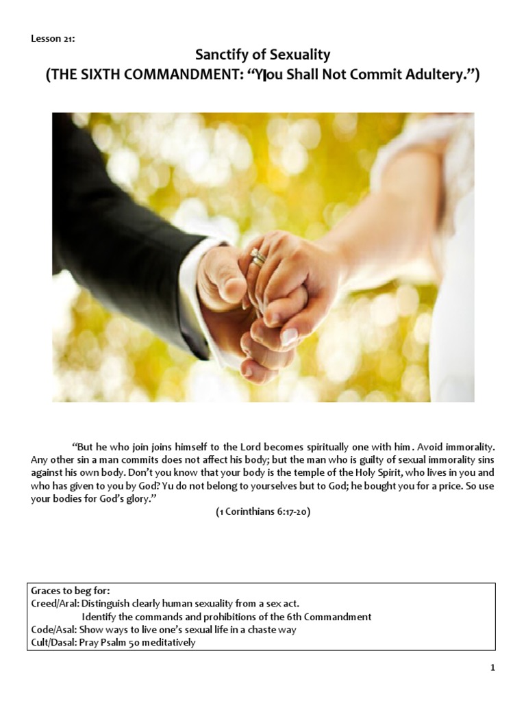 6th Commandment | PDF
