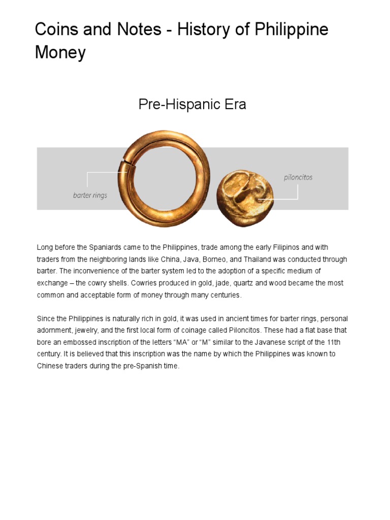 Coins and Notes - History of Philippine Money | PDF | Currency ...