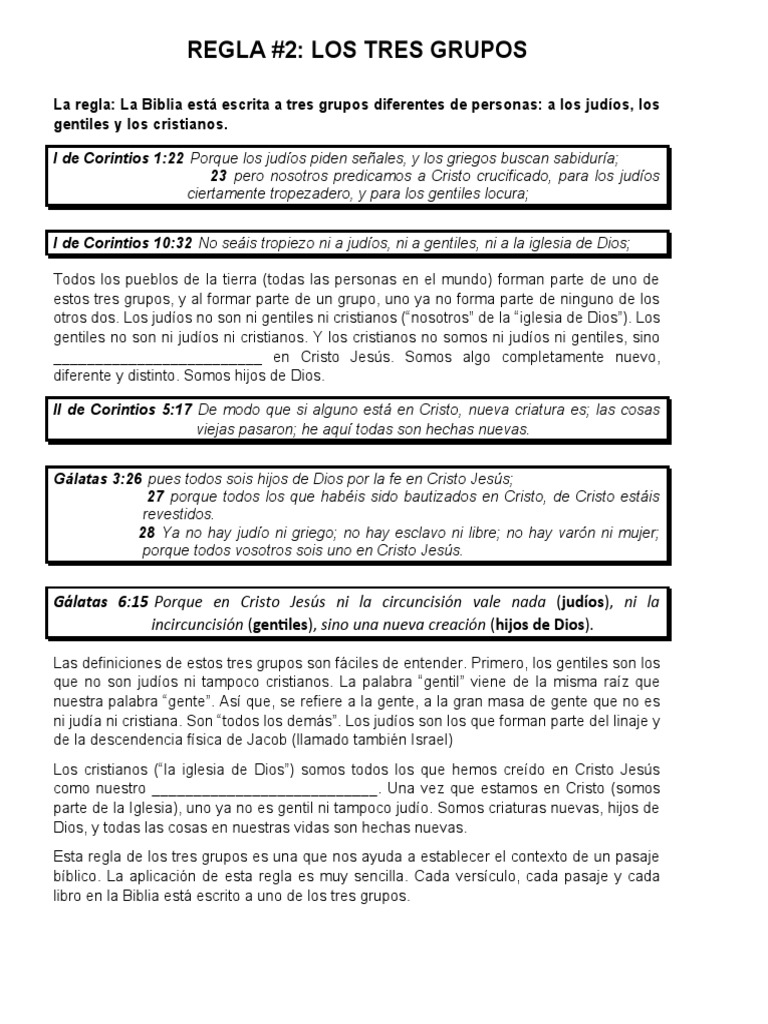 Hermeneutica Alumno Regla 2 | PDF