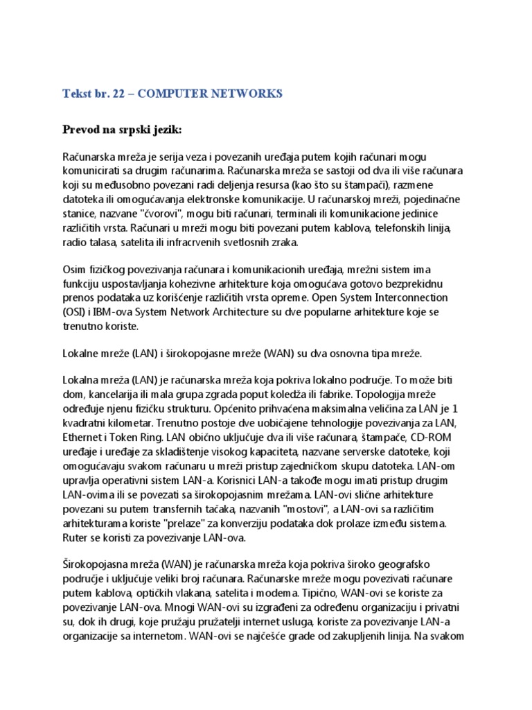 Computer Networks | PDF