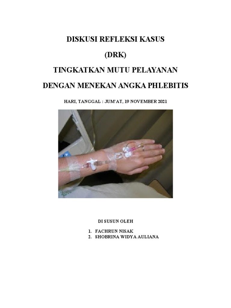 Pencegahan Phlebitis Superfisial pada Infus | PDF