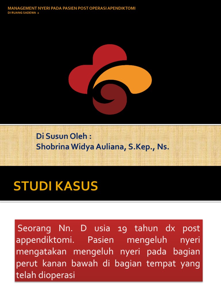 Management Nyeri Pada Pasien Post Operasi Apendiktomi | PDF | Sains ...