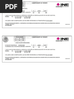 Información sobre Código CIC y OCR INE | PDF