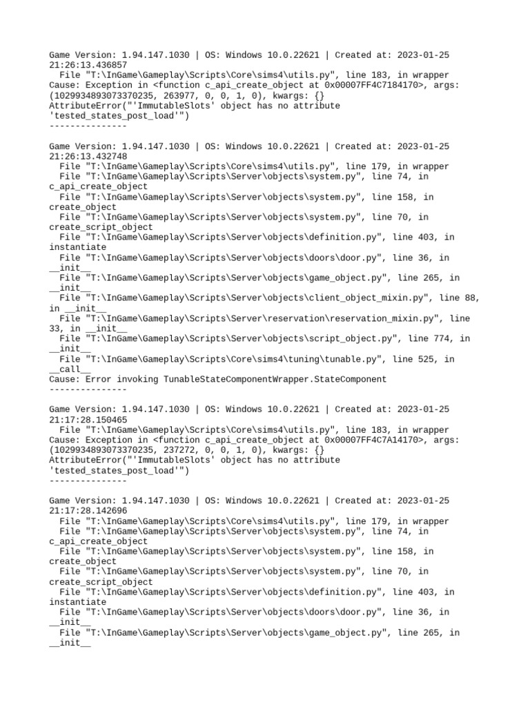 Last Clean Exception | PDF | Microsoft Windows | Software Engineering