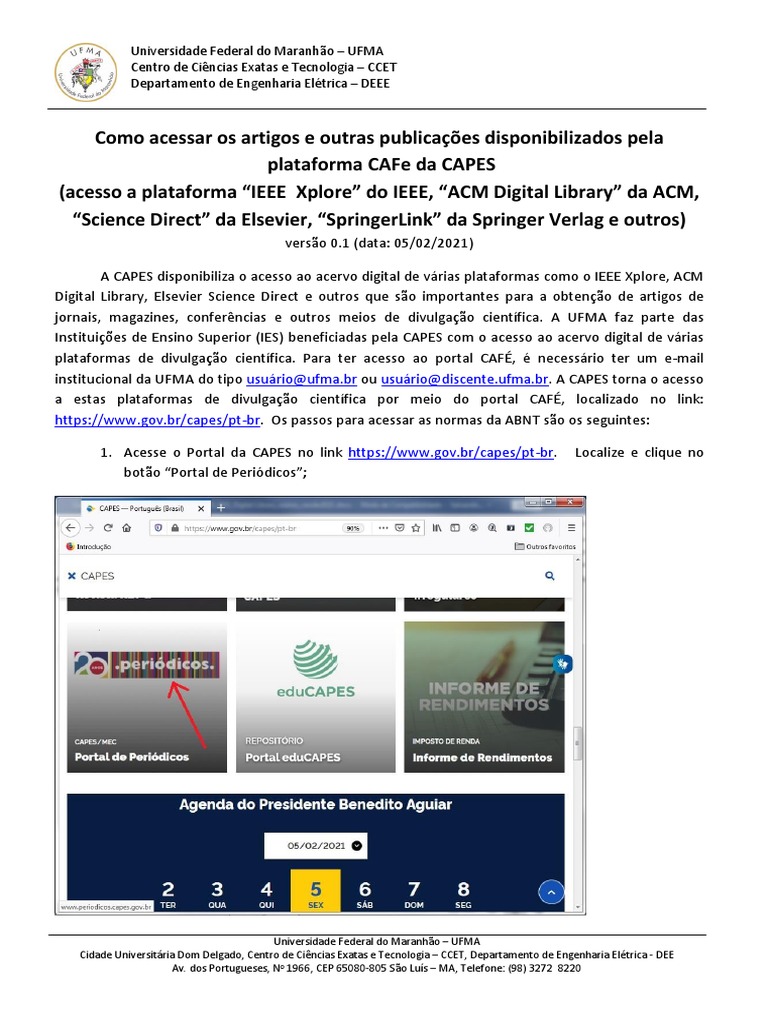 Como Acessar o Portal de Periódicos Da CAPES - IEEE - Digital Library - Outros - Versão2021 ...