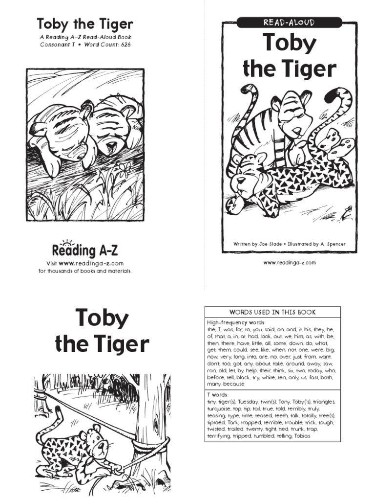 Toby The Tiger | PDF