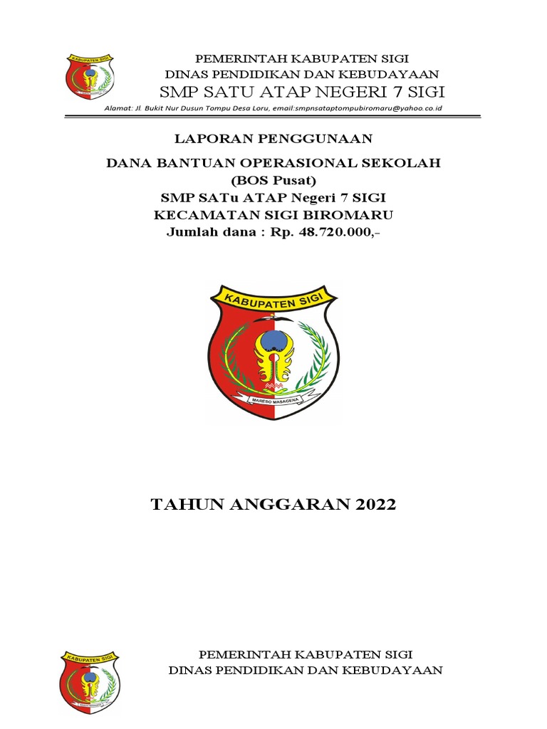 Cover LPJ | PDF | Pengelolaan Keuangan & Uang | Ilmu Sosial