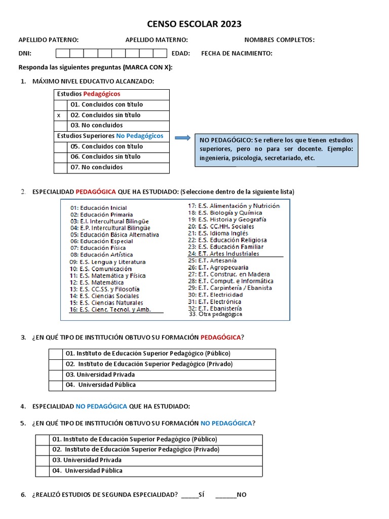 Censo Escolar 2023 | PDF