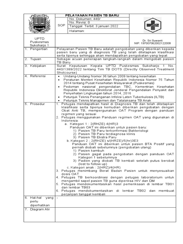 Pelayanan Pasien TB Baru | PDF