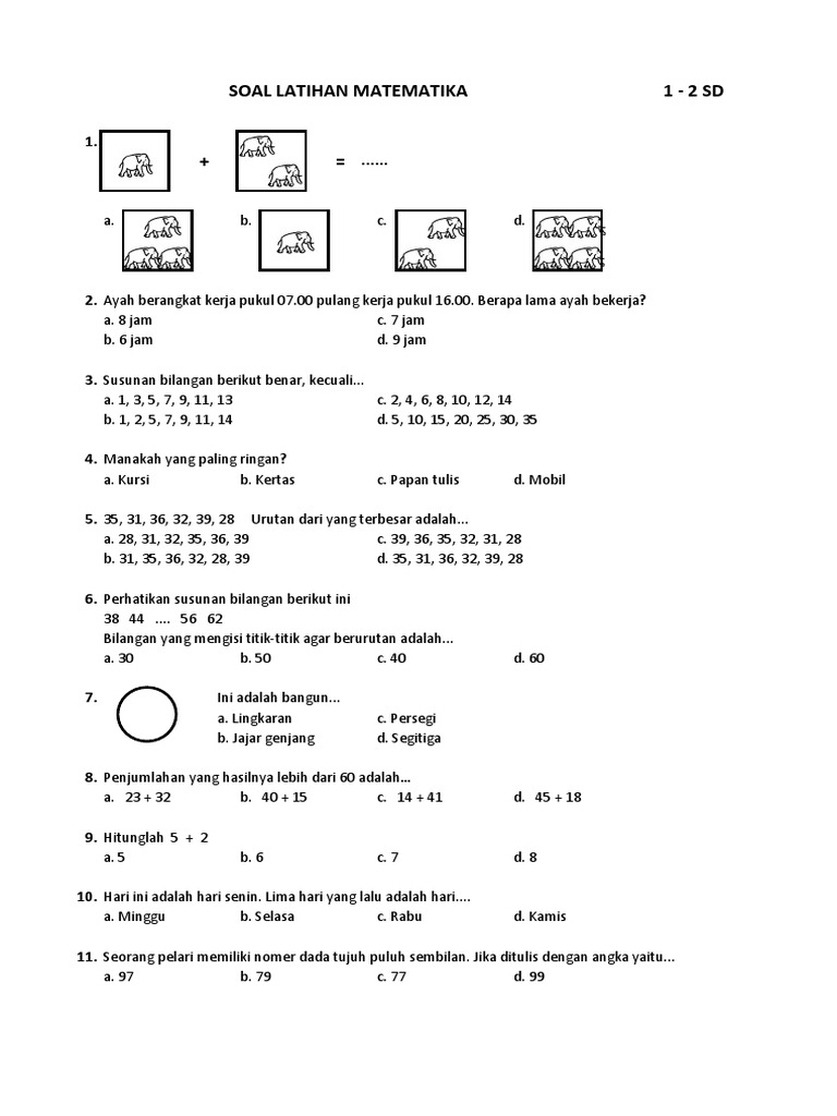 MATEMATIKA LEVEL 1 | PDF