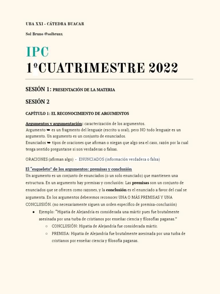 IPC 1°parcial Resúmen | PDF