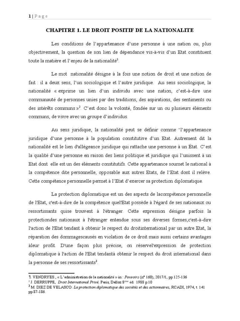 Aperçu Sur La Nationalité en RDC | PDF