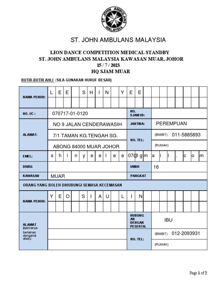 Parent's Approval Letter 2 (1) - Signed | PDF