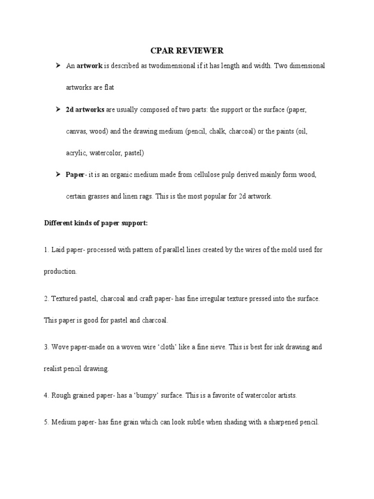 Cpar | PDF | Drawing | Paint