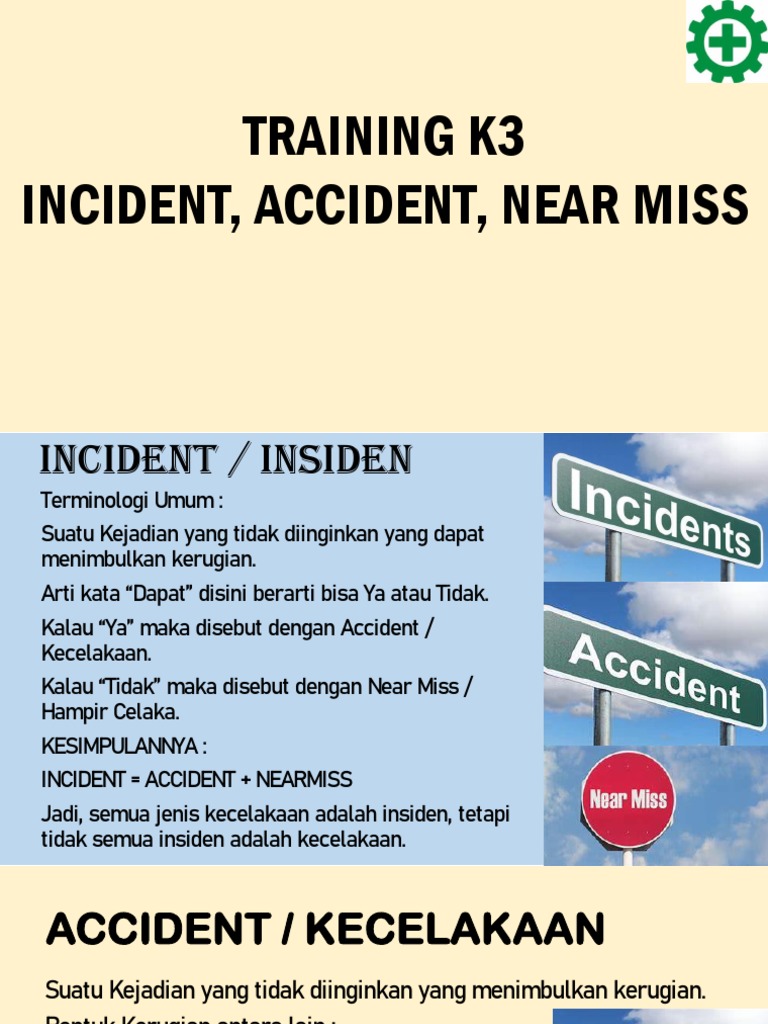 Materi Training K3-Incident | PDF