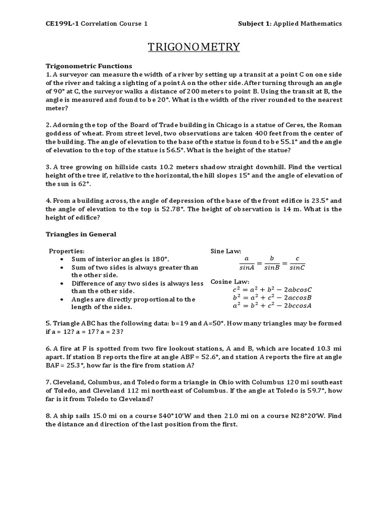 CE199L 1 v2023 Trigo Analytic | PDF | Art