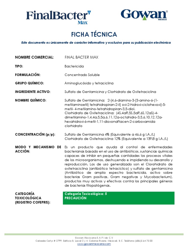 Final Bacter Max Ft-061 1 | PDF | Las bacterias | Especialidades Medicas