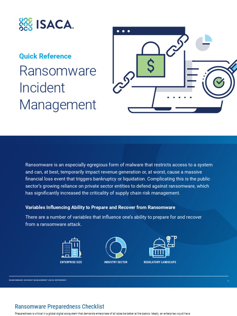 Ransomware Incident Management 0423 | PDF