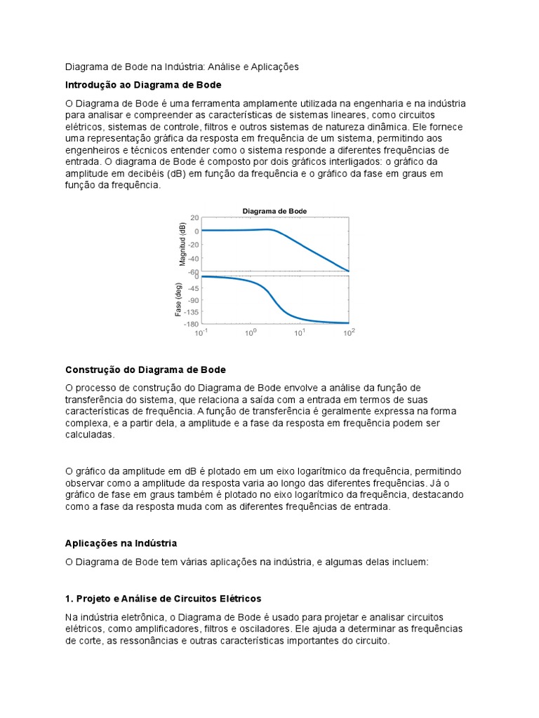 Diagrama de Bode: Análise e Aplicações | PDF | Engenharia | Ciências ...