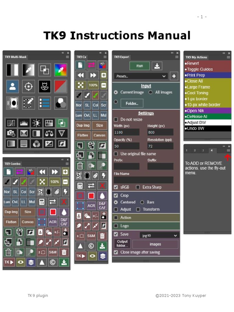 TK9-Instructions-Manual (En Inglçs) | Download Free PDF | Adobe ...