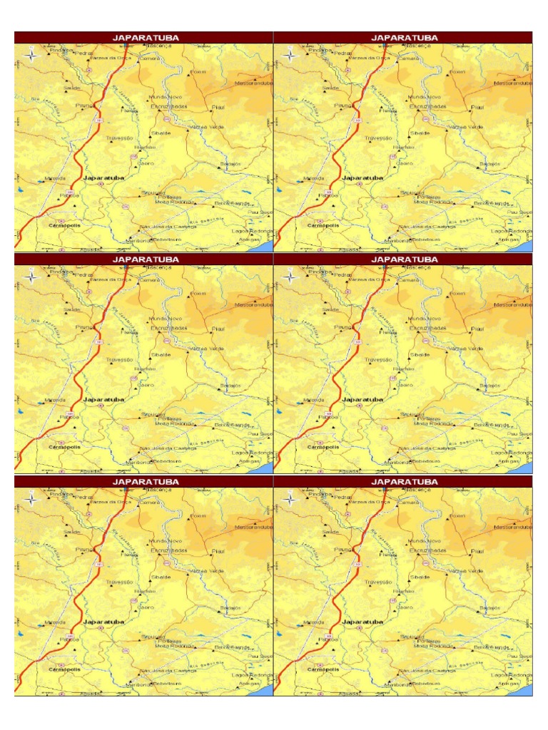 Mapa Japaratuba | PDF
