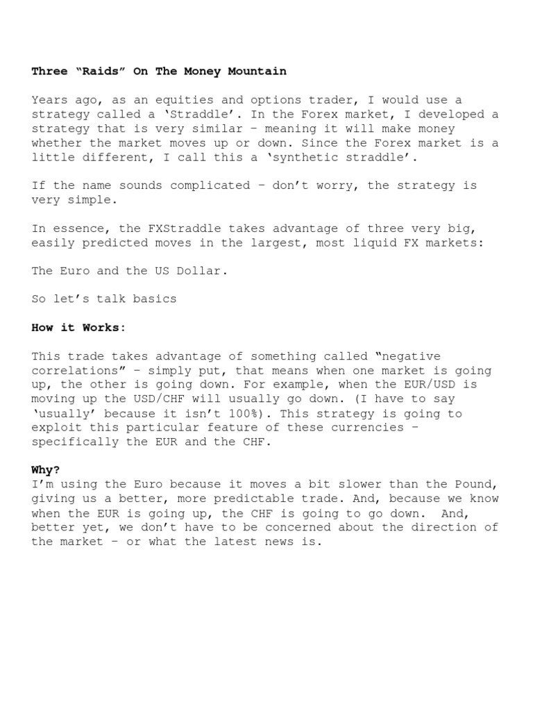 Three Trading Tactics For Up To 30% Gains A Month | PDF | Foreign ...