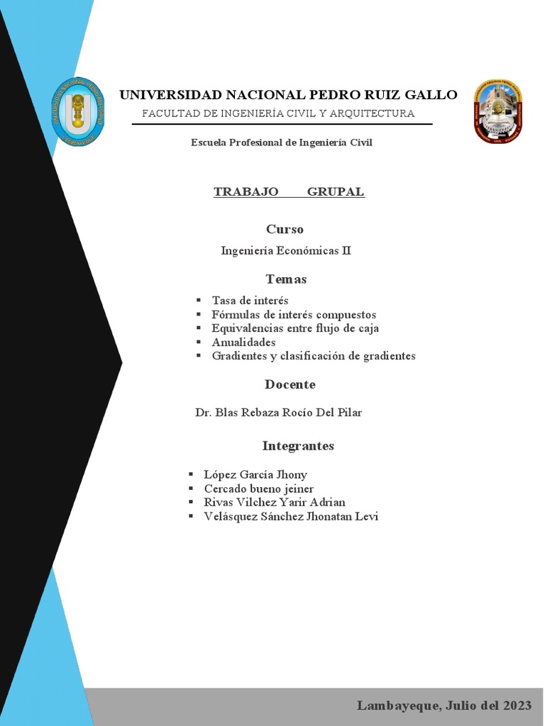 Trabajo Grupal # - 1 | PDF | Negocios | Finanzas y dinero