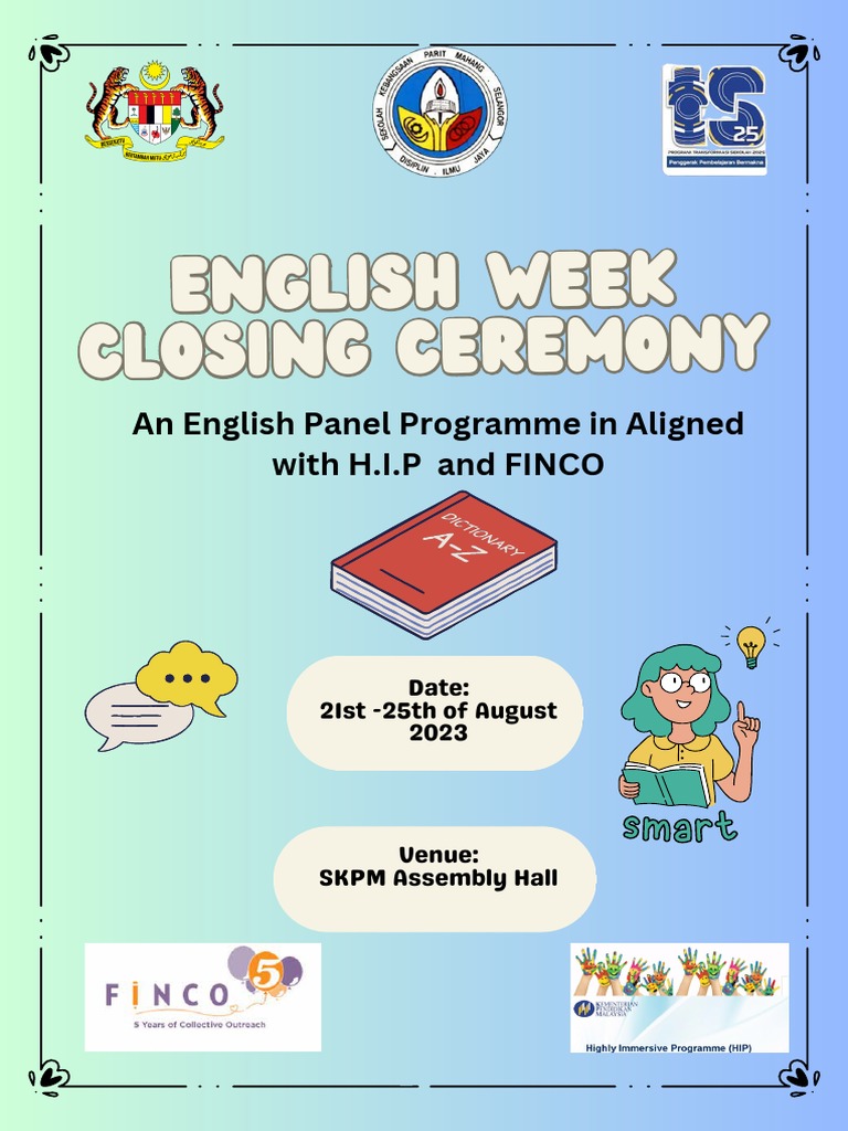 English Week 2023 | PDF