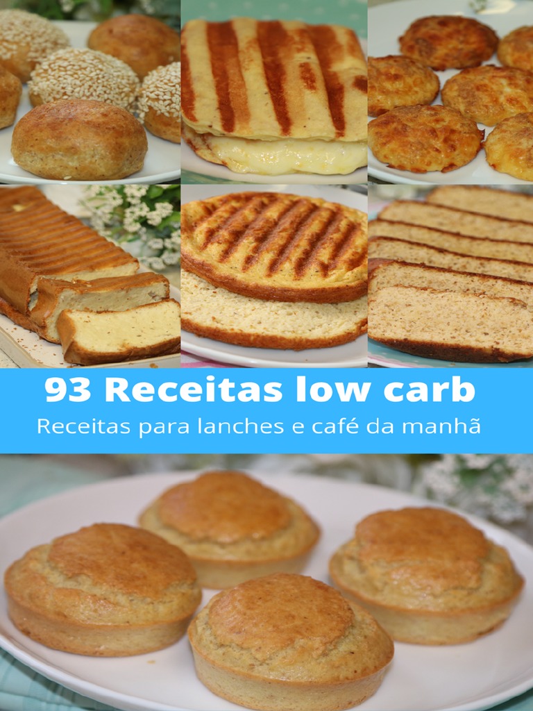 93 Receitas Low Carb para Lanches e Café Da Manha | PDF