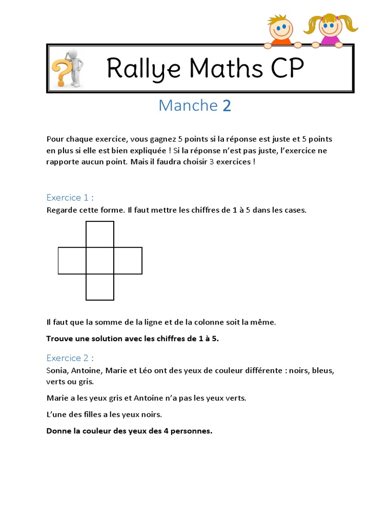 Rallye Maths CP - Manche 2 | PDF | Méthodes et références pédagogiques