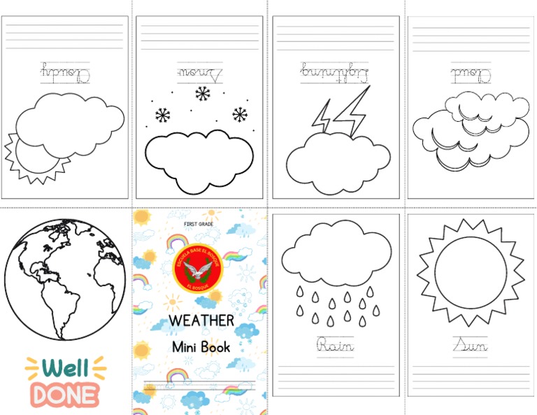1 - Mini Book WEATHER | PDF