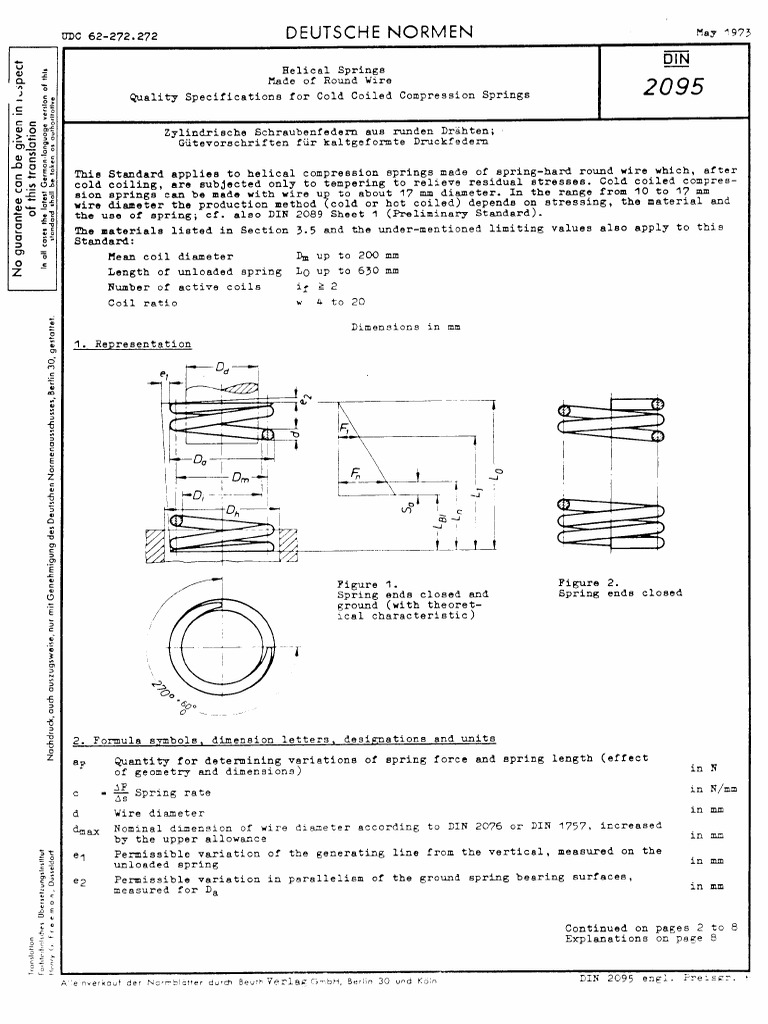 Din 2095.73-Molas | PDF