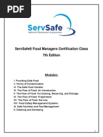 Servsafe 8E Chapter 1 | PDF
