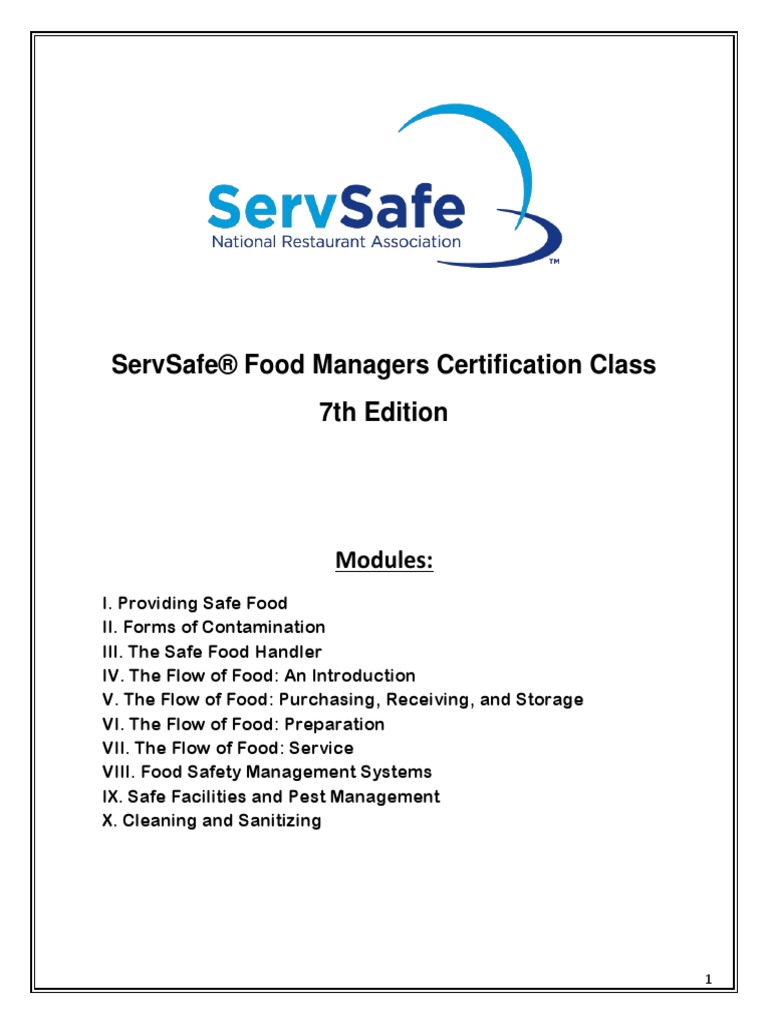 Serv Safe Food Protection Manager | PDF | Allergy | Food Allergy