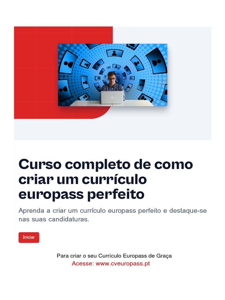 Curso Completo de Como Criar Um Curriculo Europass Perfeito | PDF Curso Completo de Como Criar Um Curriculo Europass Perfeito | PDF