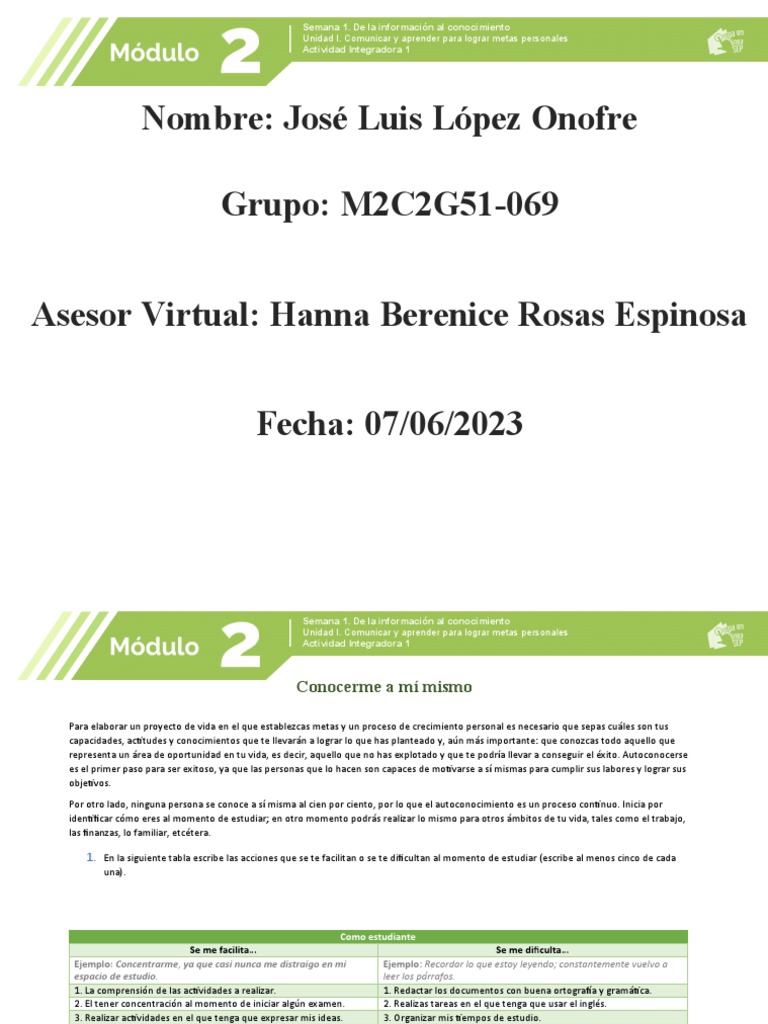 Actividad Integradora 1 Modulo 2 | PDF | Internet | Multimedia