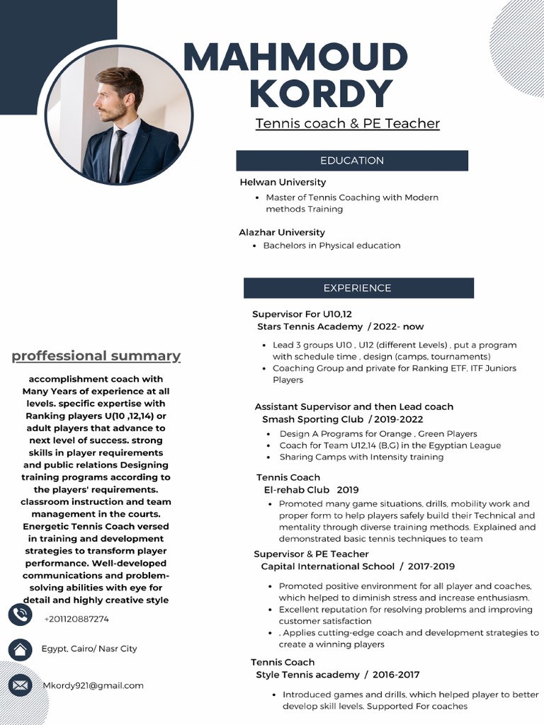 Mkordy Cv 2023 | PDF