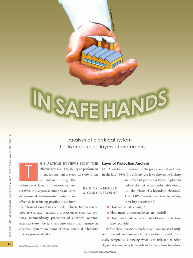 230823 2008. Layers of protection analysis | PDF