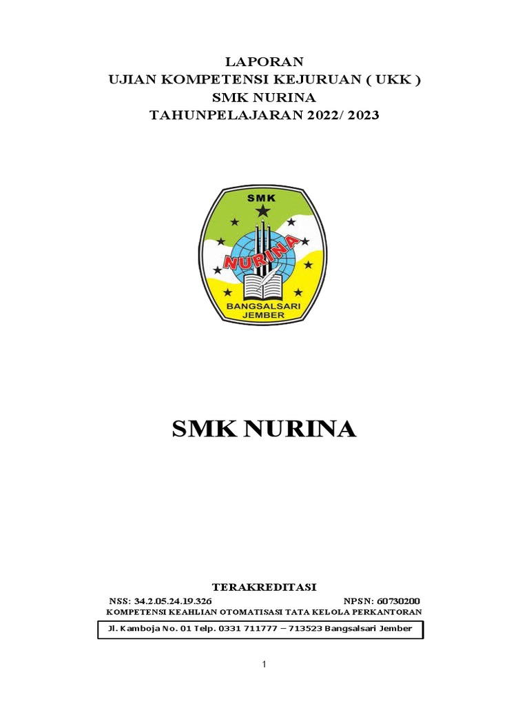 UKK SMK Nurina 2022/2023 | PDF | Teknologi & Rekayasa