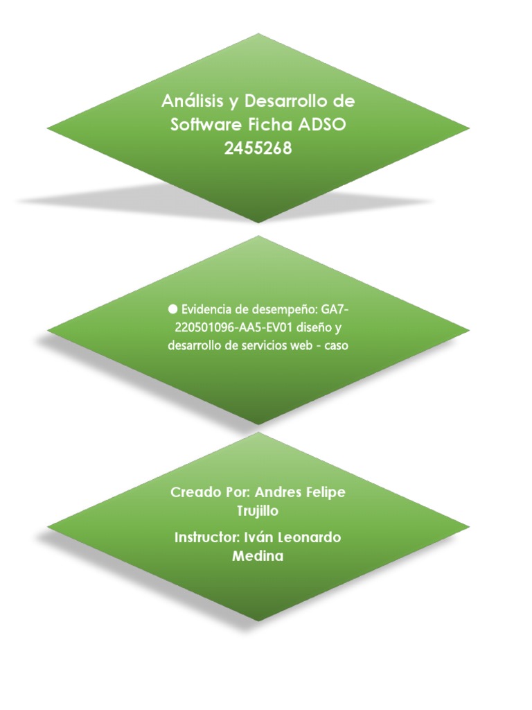 Diseño Y Desarrollo De Servicios Web Caso Pdf