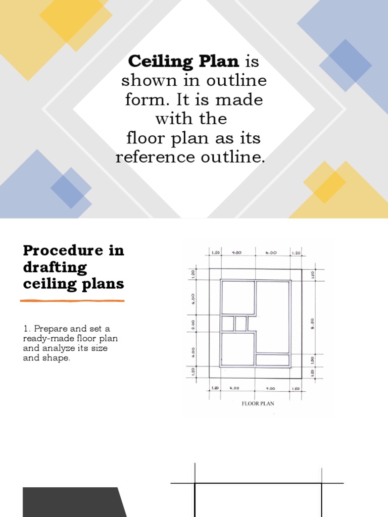 Ceiling Plan Steps | PDF