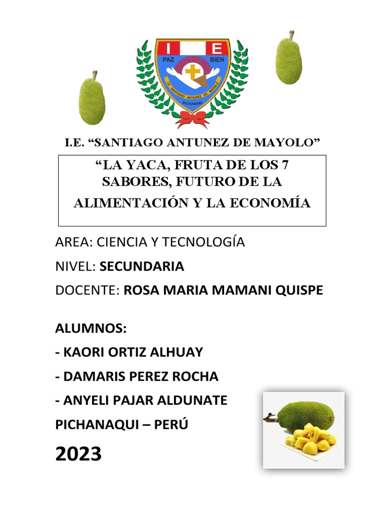 Fruta Yaca | PDF | Salud y bienestar