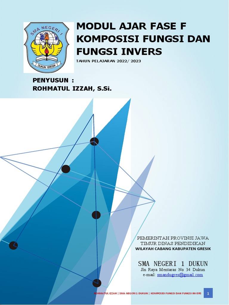Modul Ajar Fungsi Komposis Dan Invers | PDF